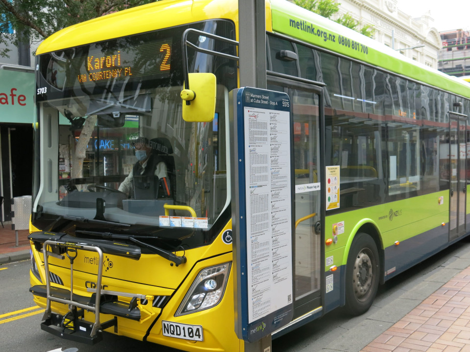 Wellington’s number two bus route quietly goes electric » Metlink